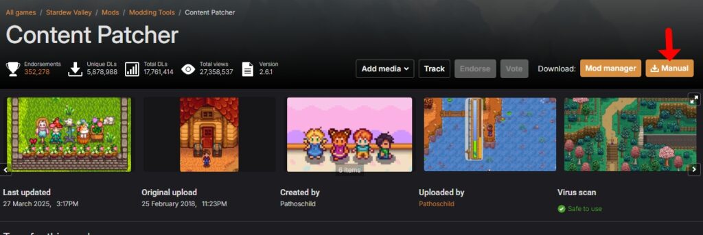 Content Patcher - 모드 아카이브